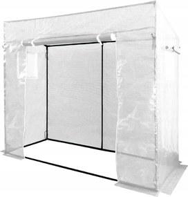 Zahradní fóliovník, 200x77cm, bílý | 1,6m2
