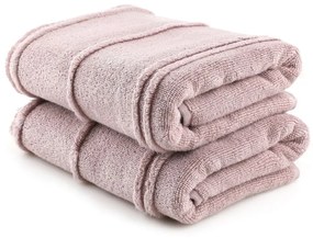 Růžové froté ručníky v sadě 2 ks 50x90 cm Arden – Foutastic