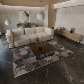 JUTEX Kusový koberec RAVE 24182 162 BARVA: Vícebarevný, ROZMĚR: 80x150 cm