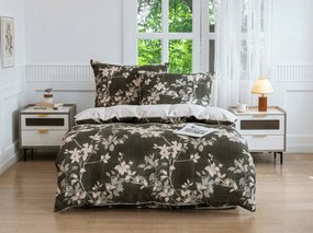 Flanelové povlečení z mikrovlákna OLVERIA olivově zelené Rozměr povlečení: 70 x 90 cm | 140 x 200 cm