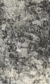 DIMEX | Vliesová fototapeta na zeď Přírodní šedý abstrakt MS-2-0361  | 150 x 250 cm | šedá, černá