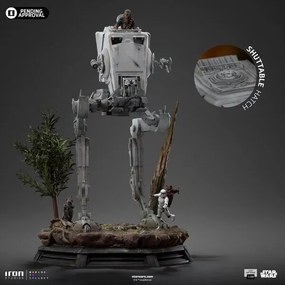 Soška IRON STUDIOS Star Wars - AT-ST & CHEWBACCA 53 cm