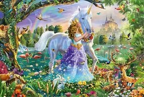 SCHMIDT Puzzle Princezna s jednorožcem / 150 dílků