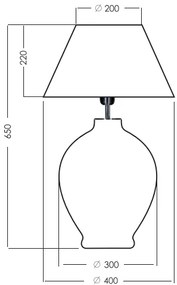 Stolní lampa 4Concepts CAPRI L014041206