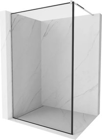 Mexen Kioto sprchová zástěna 80x200 cm 8 mm, chromový profil, sklo černý rám, 800-080-101-01-70