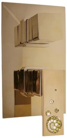 Slezák - RAV Vodovodní baterie sprchová vestavěná s přepínačem ROYAL1086 Barva: Zlatá