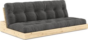 Karup Design  Rozkládací pohovka BASE - 511 Charcoal / Bez bočních boxů