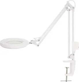 Nedis MAGLE2WT / Zvětšovací stolní lampa bílá / Čočka: 3 Diopter / 650