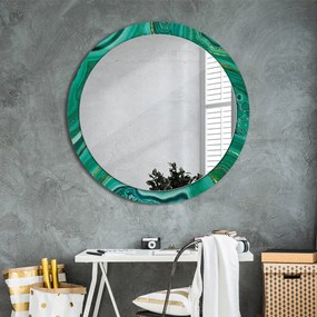 Kulaté dekorativní zrcadlo Achát jaspis marble fi 100 cm