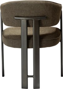 Khaki jídelní křeslo s područkami Duct – DAN-FORM Denmark