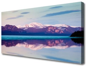 Obraz na plátně Hory Jezero Krajina 140x70 cm