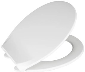 WENKO 21901100-WC sedátko KOS 44x37 cm bílá/stříbrná 21901100