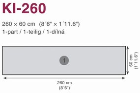 DIMEX KI-260-063 Fototapeta do kuchyně Dřevěná zeď | 260 x 60 cm béžová, hnědá samolepicí fototapeta na kuchyňskou linku