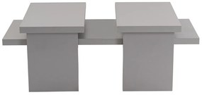 Designový konferenční stolek Xanthe 110 cm šedý