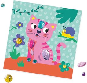 SES CREATIVE Diamantová zvířátka malování a tvoření kreativní set v krabici 14027x