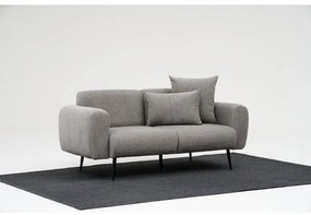 Dvoumístná pohovka PISA světle šedá