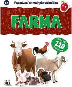 JIRI MODELS Samolepková knížka Farma / 16 stran / 100+ samolepek