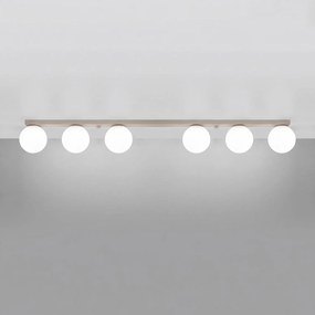 Sollux Lighting Stropní svítidlo YOLI 6 taupe
