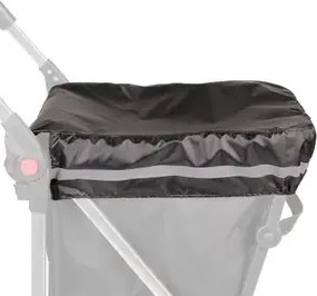 Rolser Poncho Basket reflexní černá / Pláštěnka pro nákupní tašku na k
