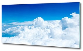 Wallmuralia Foto-obrah sklo tvrzené Oblaka z ptačího pohledu 100x50