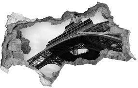 Wallmuralia Fototapeta díra na zeď Eiffelova věž Paříž 95x73 cm