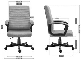 Huzaro Kancelářská židle Boss 2.5 - šedá