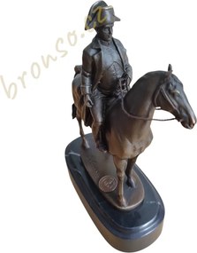 Napoleon na koni - bronzová socha, signováno A. Canova