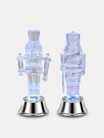 Sinsay - Sada vánočních LED dekorací ve tvaru louskáčků 2 pack - bílá