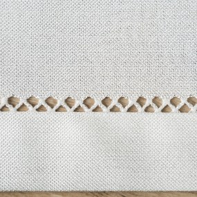 UBRUS EMILY 145X350 CM BÍLÝ