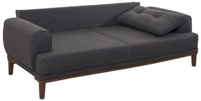 Hanah Home Třímístná pohovka BALERA antracitová 223 cm