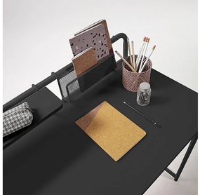Kovový psací stůl foreman 98 x 46 černý MUZZA