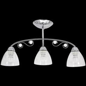 Stropní pokojová lampa 9085/3 8C crystal glamour chrom