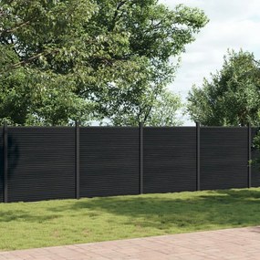 Plotový dílec šedý 872 x 186 cm WPC 3282793