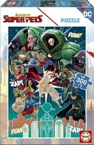 EDUCA Puzzle DC Liga supermazlíčků / 300 dílků / od 8 let