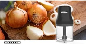 Melissa Mini sekáček potravin černý / Mini sekáček / 200 W / 0,5 l