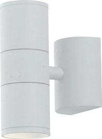 FAN I-JUMP-AP2 BCO Venkovní nástěnné svítidlo Jump, bílé, 2 x GU10, IP44, 16 x 11 x 6 cm - FANEUROPE