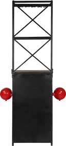 Stojan na víno traktor 49 x 31 x 172 cm masivní mangovník 247871