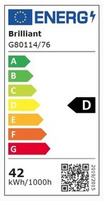 Brilliant G80114/76 Stmívatelné stropní LED svítidlo CHAUMONT dřevo