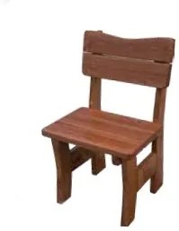 DREWMAX Zahradní židle z masivního smrkového dřeva 50 x 55 x 93 cm