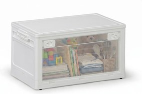 Skládací úložný regálový box L 37 l, 459x320x250 mm, bílý
