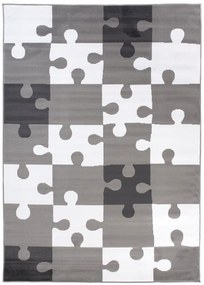 Chemex Dětský koberec Puzzle šedý různé velikosti Rozměr: 140x200cm