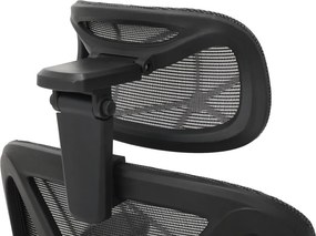 Ergonomická kancelářská židle STORM - tmavě šedá síťovina / nosnost 150 kg