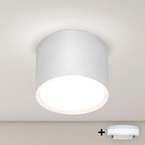 BRILAGI - LED RGB Stm. bod. sví. SMOOTH 1xGX53/14W/230V 60x82 mm Wi-Fi Tuya bílá