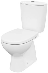 Cersanit ARTECO - WC kombi + antibakteriální sedátko s funkcí pomalého zavírání, vertikální odpad, K667-074