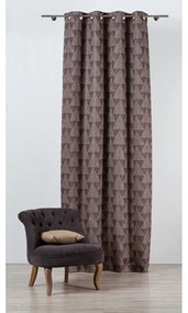 Hnědý závěs 130x260 cm Zatapa – Mendola Fabrics