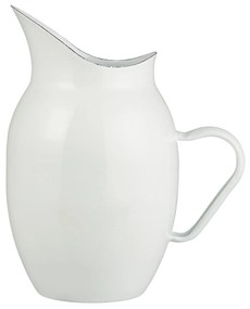 IB LAURSEN Smaltovaný džbán White 2,5 l, bílá barva, smalt