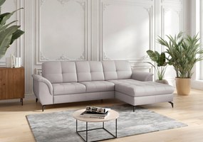 XXXLutz ROHOVÁ SEDAČKA, kůže, světle šedá Sit & More - Sedací soupravy - 000144016213
