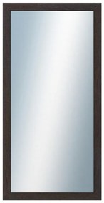 DANTIK - Zarámované zrcadlo - rozměr s rámem cca 50x100 cm z lišty RETRO černá (2528)