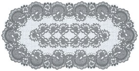 Žakárový ubrus - běhoun GREY různé rozměry šedá MyBestHome Rozměr: 120x160 cm
