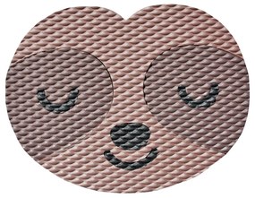 Minideckfloor Lenochod Barevná kombinace: Hnědý s krémovým lenochodem